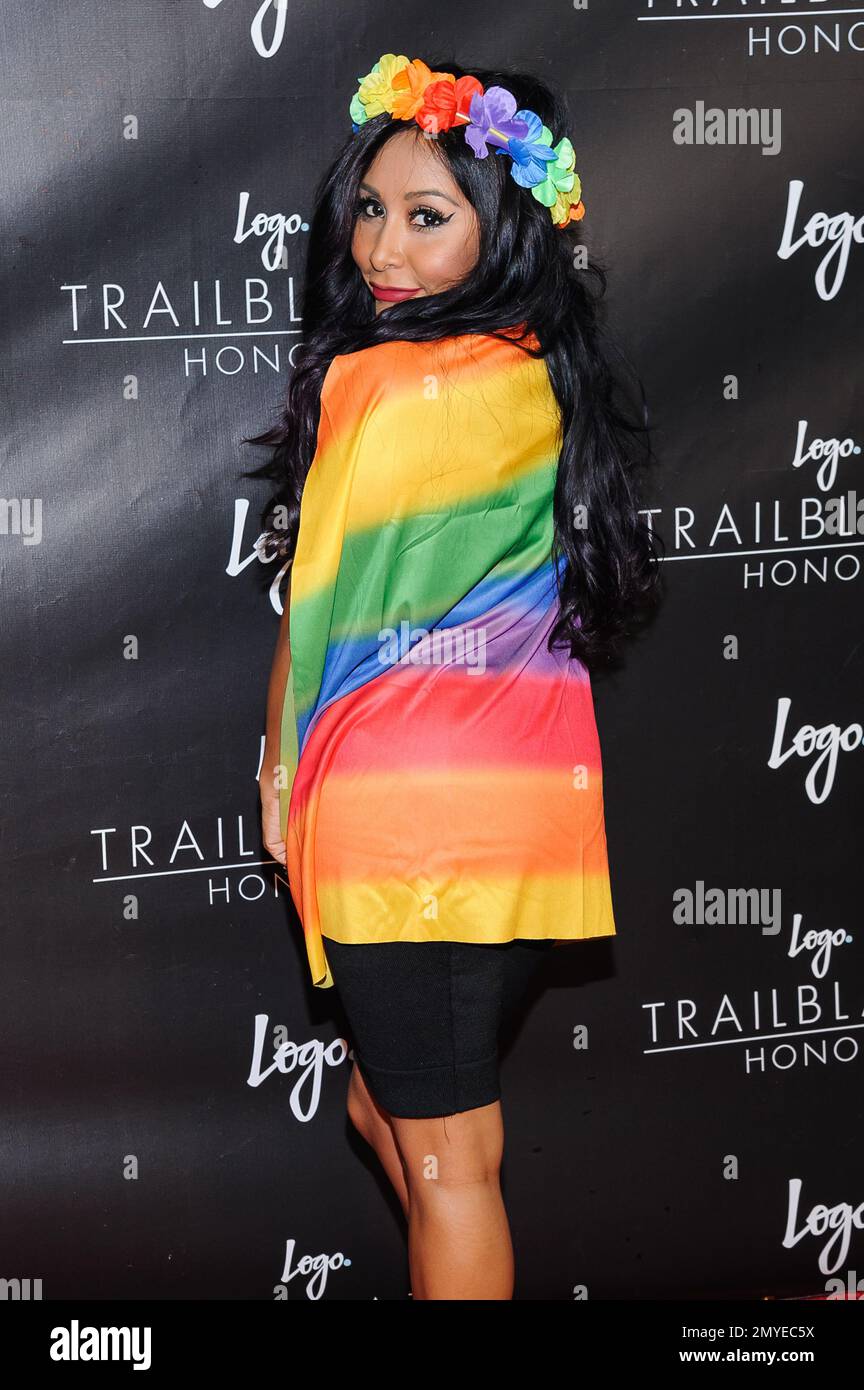 Milk, Nicole "Snooki" Polizzi, and Bob the Drag Queen attend Logo’s ...