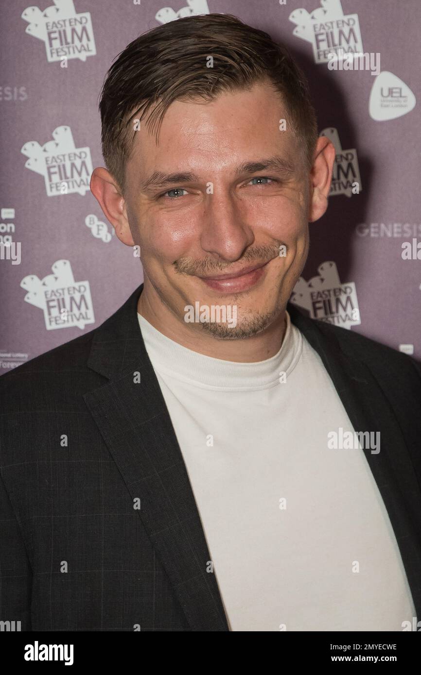 Actor Frederick Schmidt poses for photographers upon arrival at the premiere of the film ...