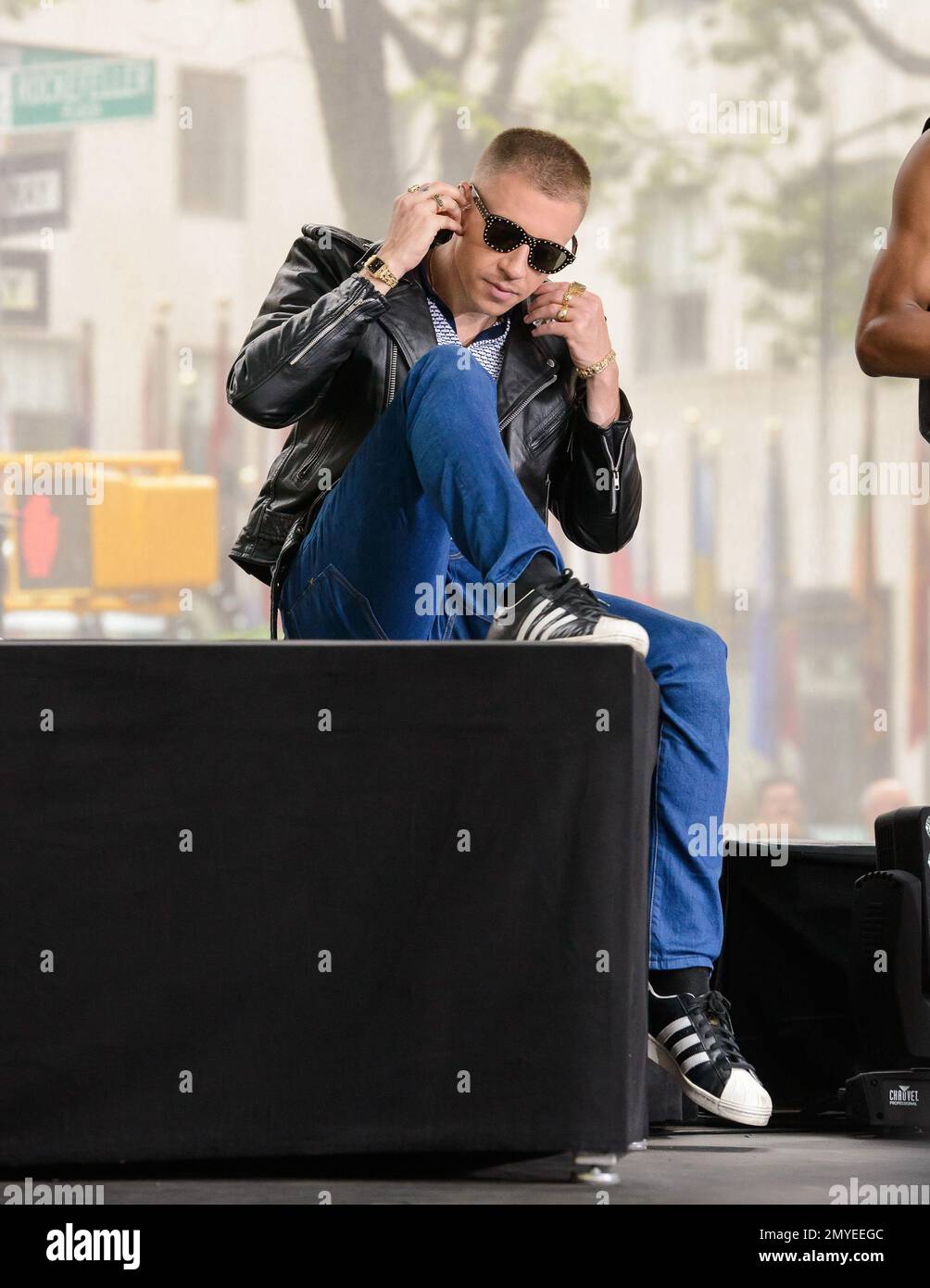 Ben Haggerty performs on NBC's "Today" show at Rockefeller Plaza on ...