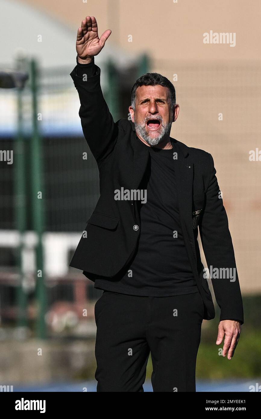 Seregno, Italy. 04th Feb, 2023. Ferruccio Stadium, 04.02.23 Head Coach ...