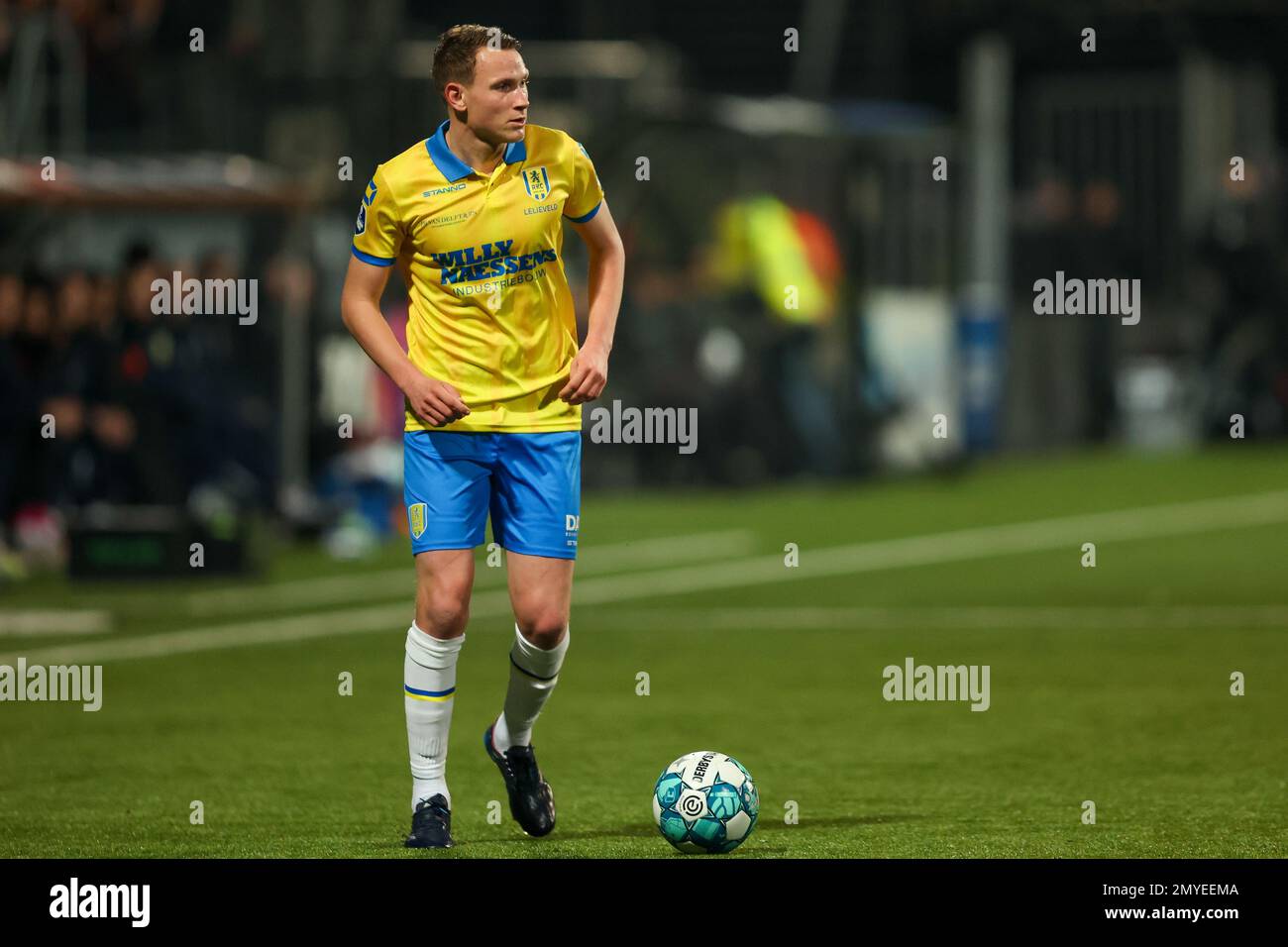 ROTTERDAM, NETHERLANDS - FEBRUARY 4: Julian Lelieveld of RKC Waalwijk during the Dutch ...