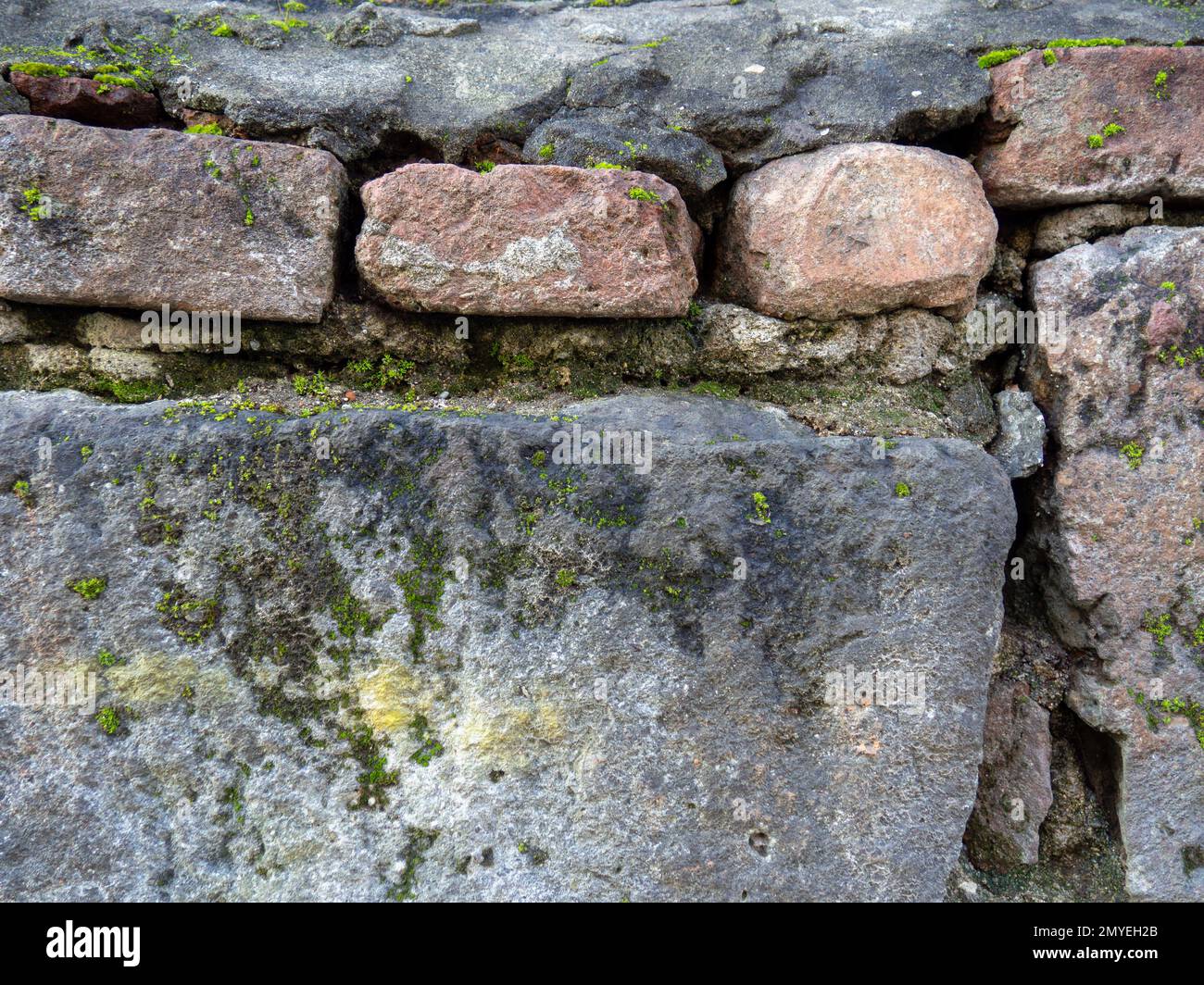 Vintage masonry stone. Old wall made of rough stones. Background of ...