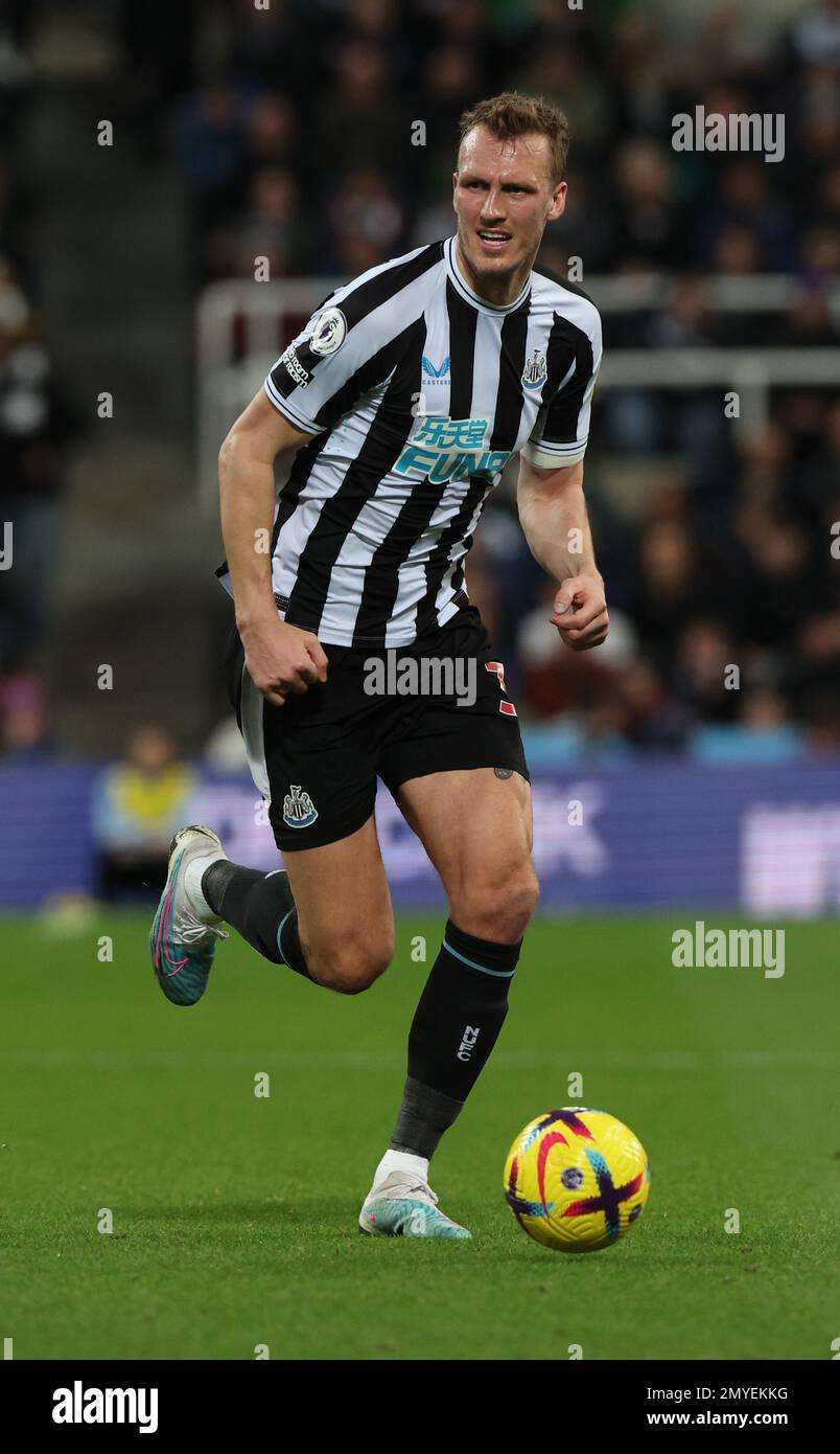Dan Burn of Newcastle United during the Premier League match Newcastle ...