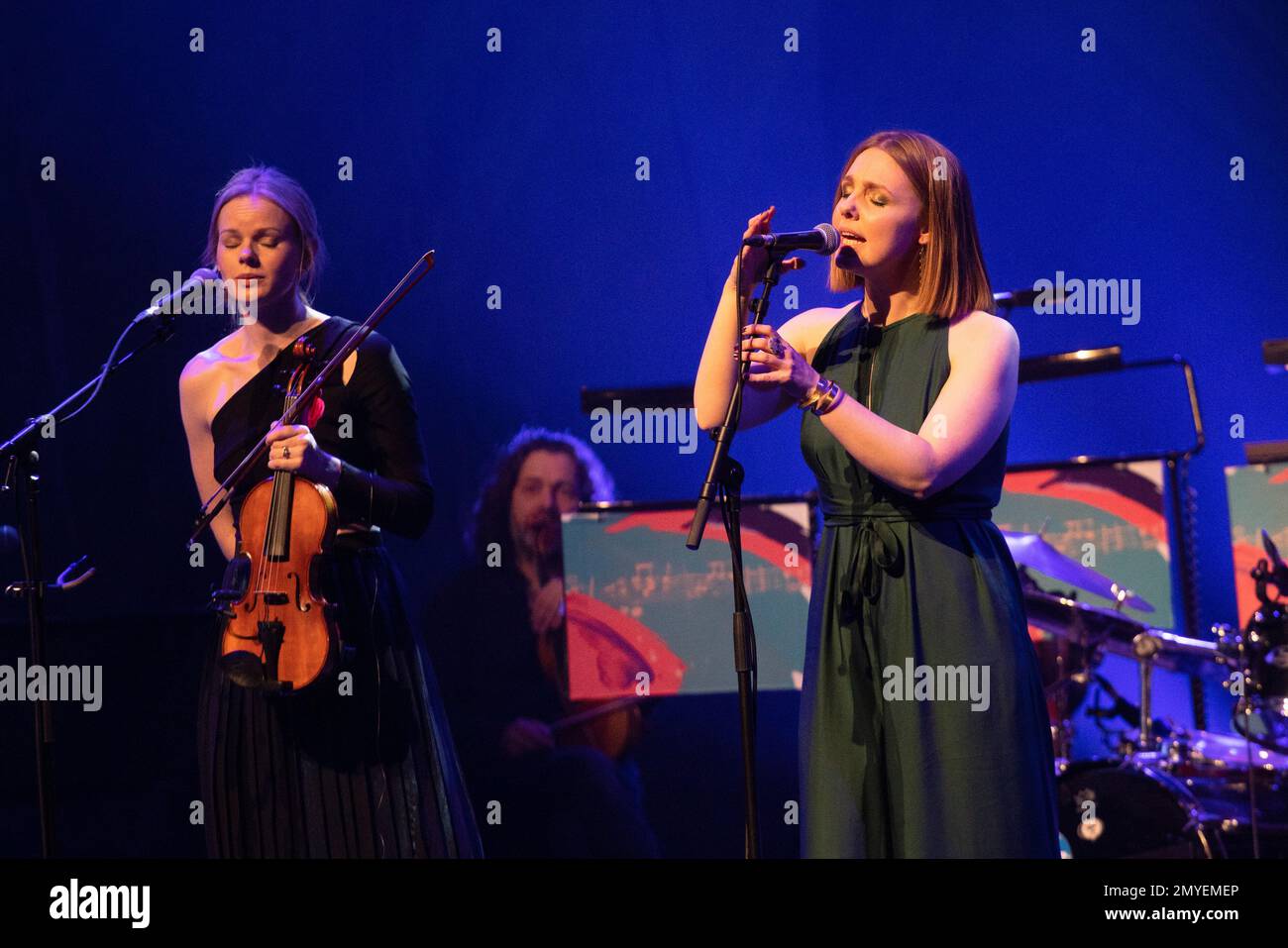 Glasgow Scotland. 19 January 2023. Kim Carnie, Scots Gaelic singer ...
