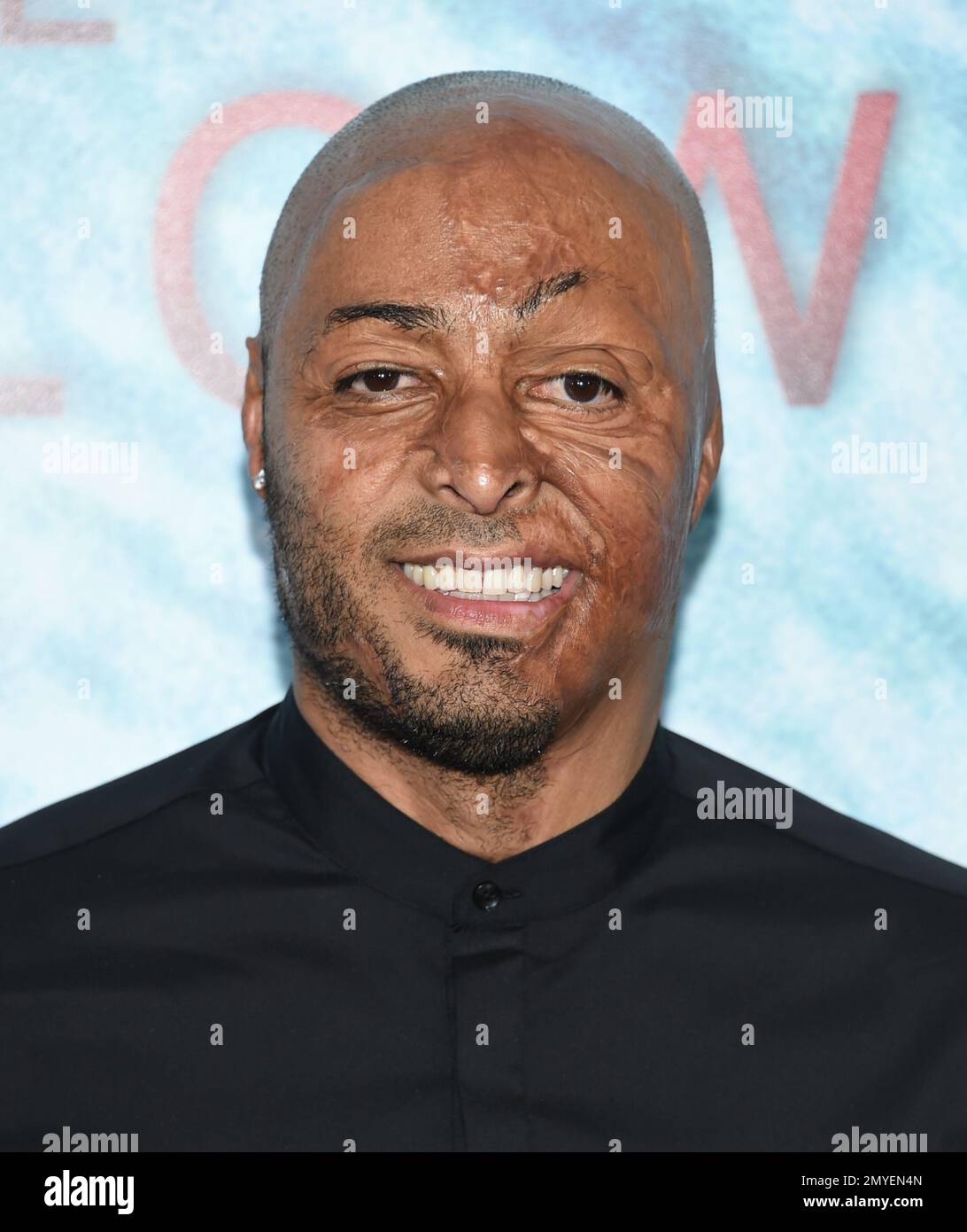 J.R. Martinez attends the world premiere of "The Shallows" at AMC Loews ...