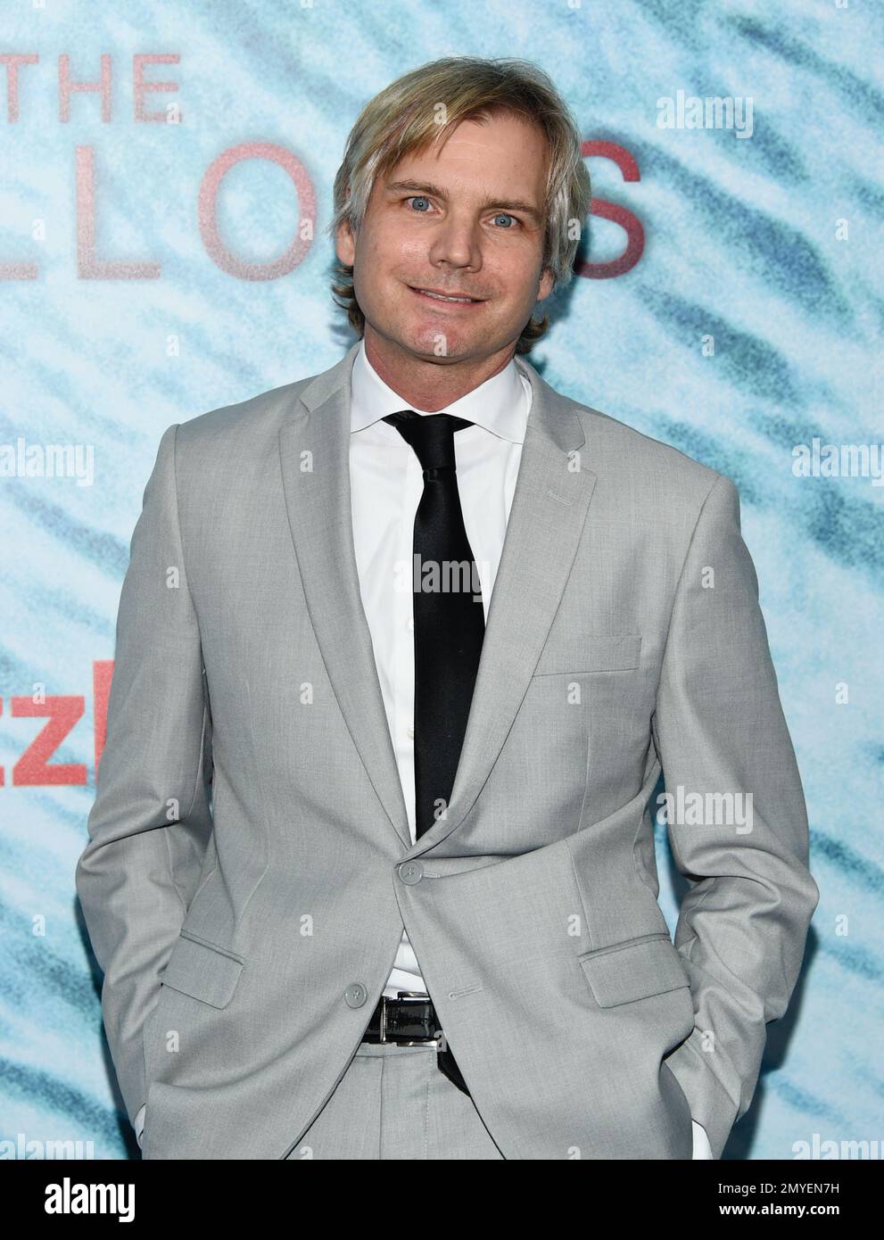 Writer Anthony Jaswinski attends the world premiere of "The Shallows ...