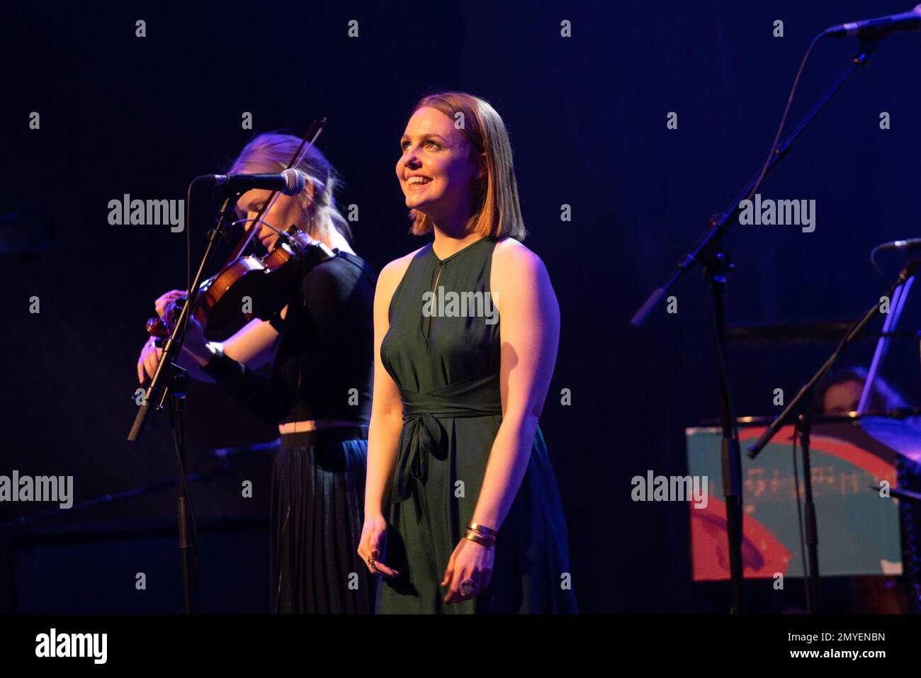Glasgow Scotland. 19 January 2023. Kim Carnie, Scots Gaelic singer ...