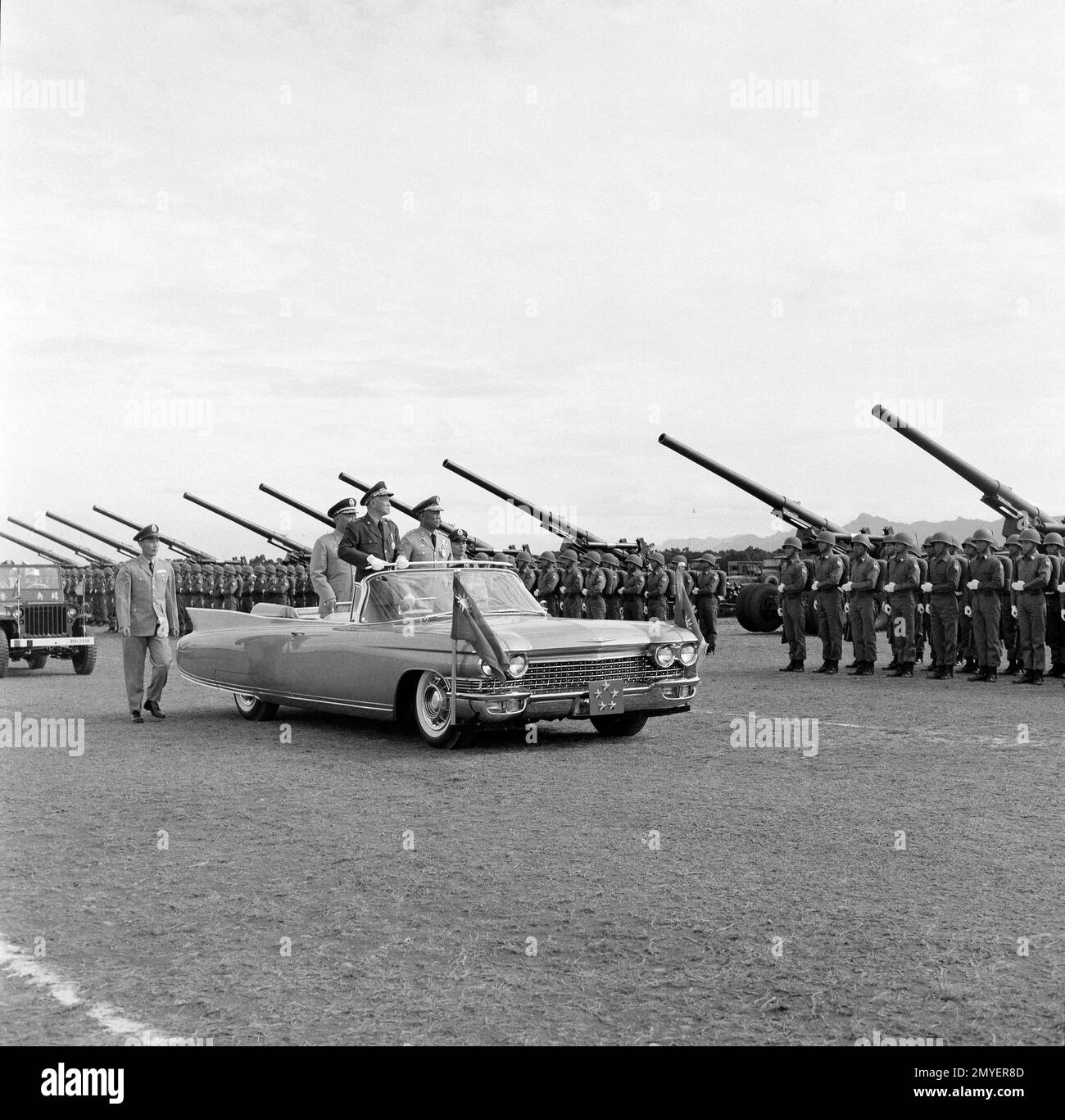 Nationalist China's President Chiang Kai-shek, left, and Gen. Liu An ...