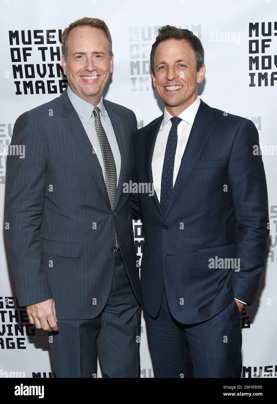 Museum of the Moving Image co-chairman Ivan Lustig, left, and honoree ...