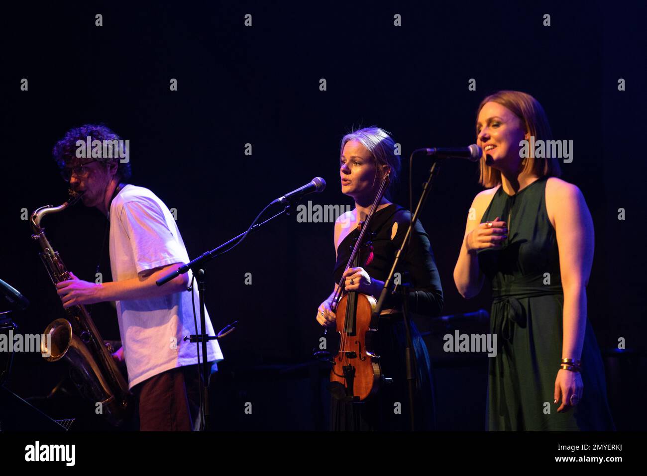 Glasgow Scotland. 19 January 2023. Kim Carnie, Scots Gaelic singer ...