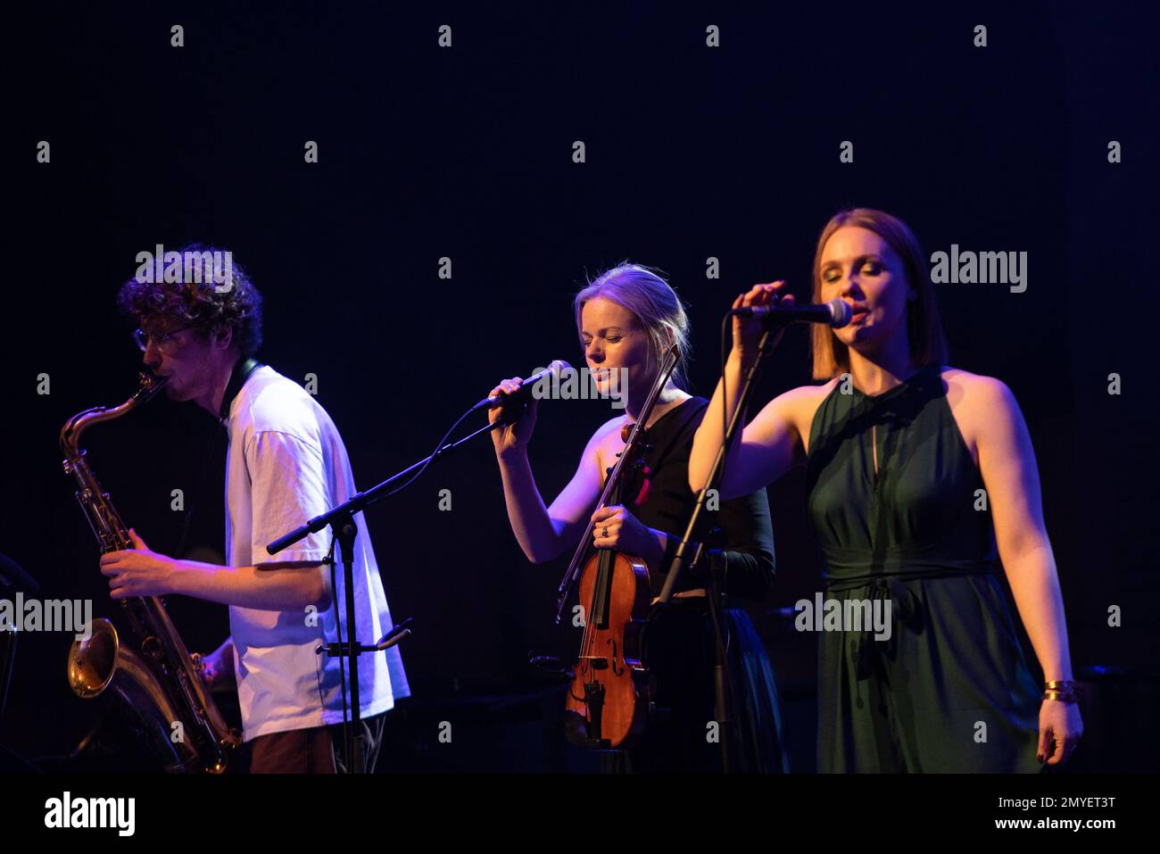 Glasgow Scotland. 19 January 2023. Kim Carnie, Scots Gaelic singer ...