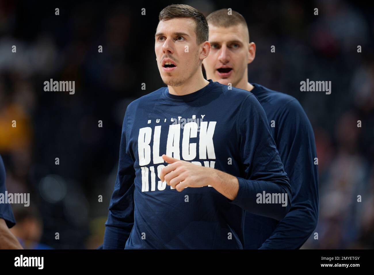 Denver Nuggets forward Vlatko Cancar (31) in the first half of an NBA ...