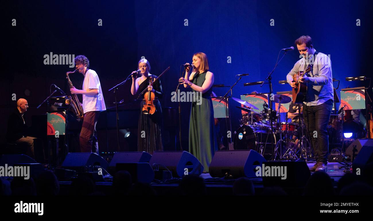Glasgow Scotland. 19 January 2023. Kim Carnie, Scots Gaelic singer ...