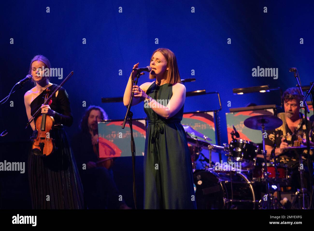 Glasgow Scotland. 19 January 2023. Kim Carnie, Scots Gaelic singer ...