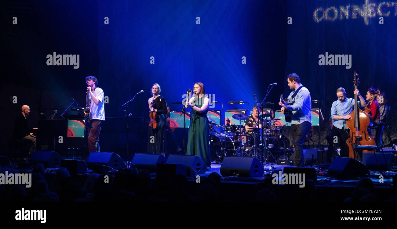 Glasgow Scotland. 19 January 2023. Kim Carnie, Scots Gaelic singer ...