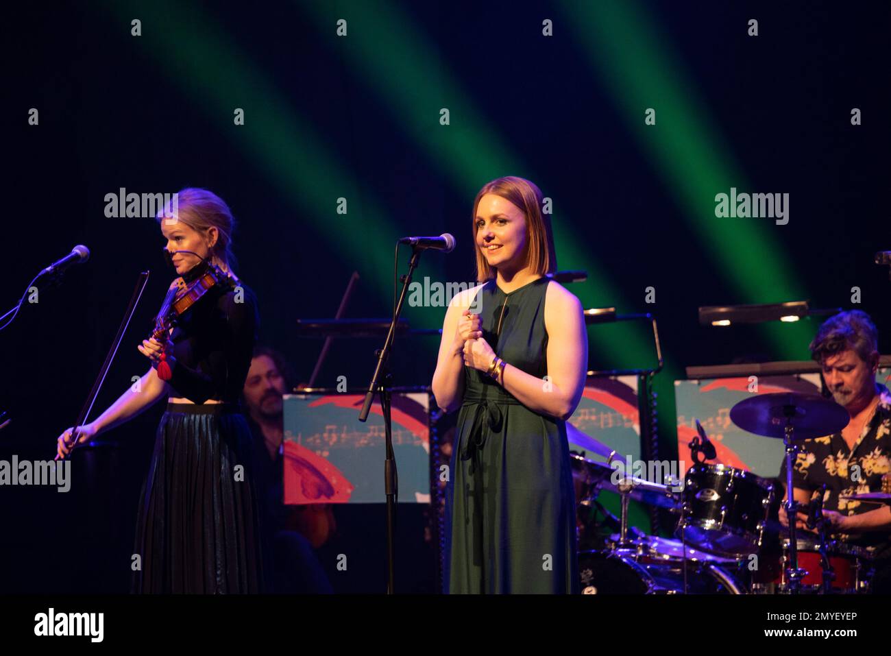 Glasgow Scotland. 19 January 2023. Kim Carnie, Scots Gaelic singer ...