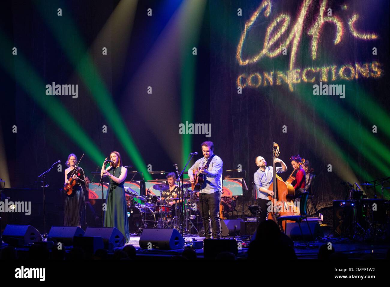 Glasgow Scotland. 19 January 2023. Kim Carnie, Scots Gaelic singer ...