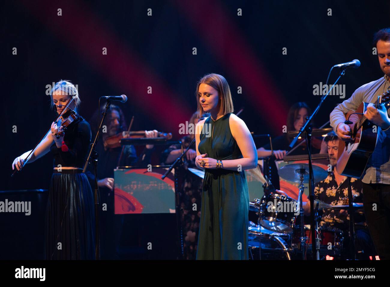 Glasgow Scotland. 19 January 2023. Kim Carnie, Scots Gaelic singer ...