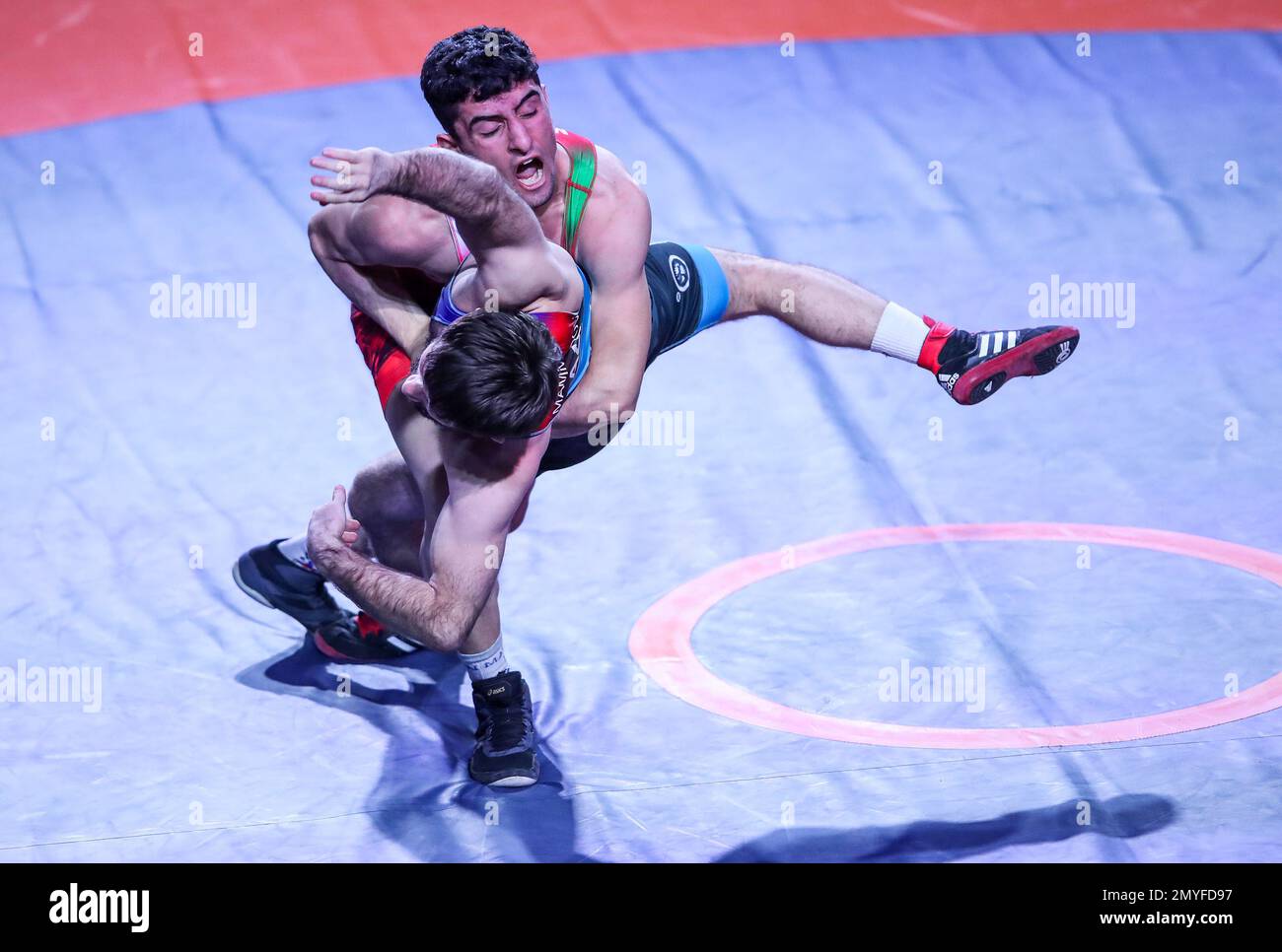 ZAGREB, CROATIA – FEBRUARY 04: Aref Hossein Khoun Mohammadi of Iran ...