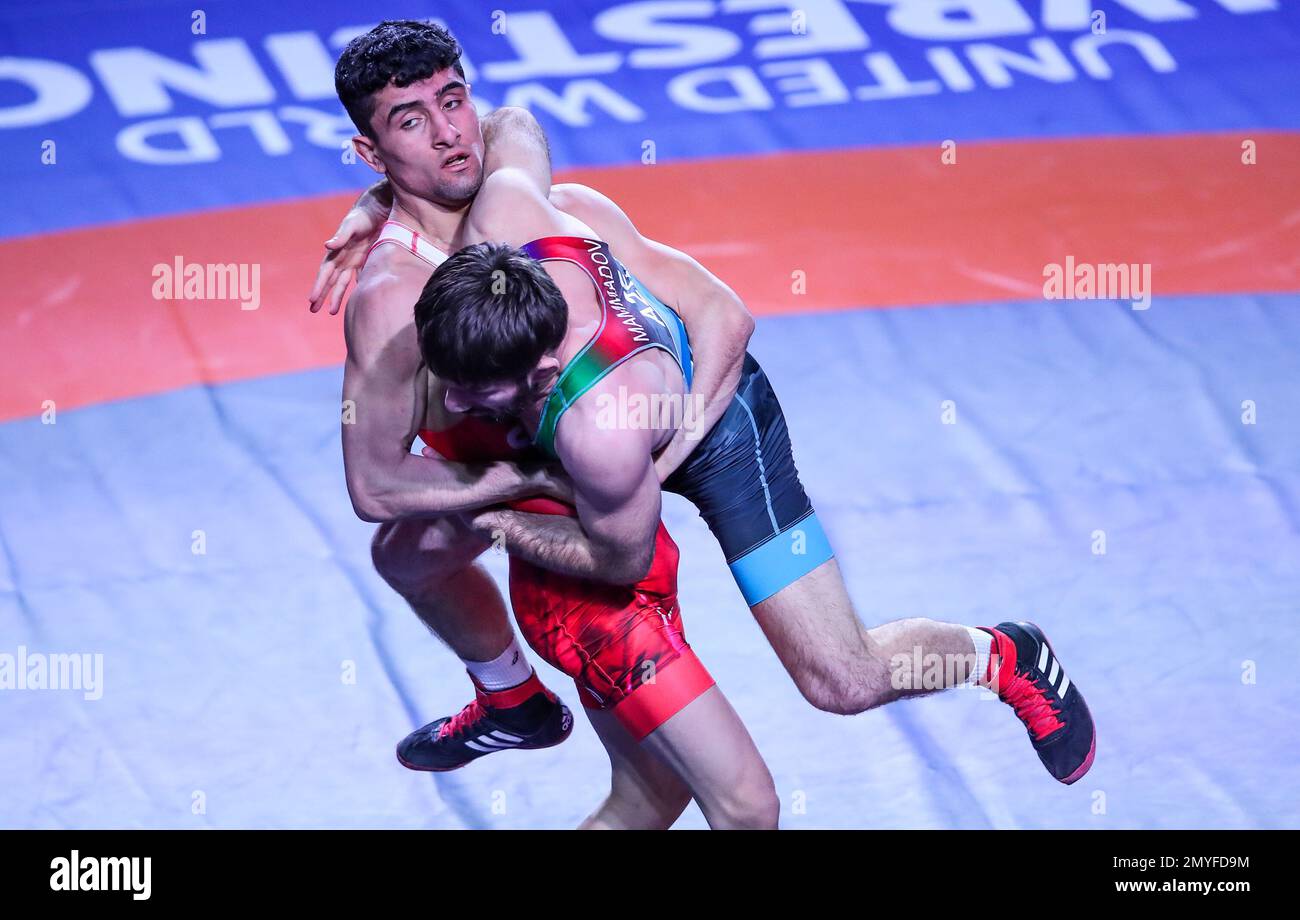 ZAGREB, CROATIA – FEBRUARY 04: Aref Hossein Khoun Mohammadi of Iran ...