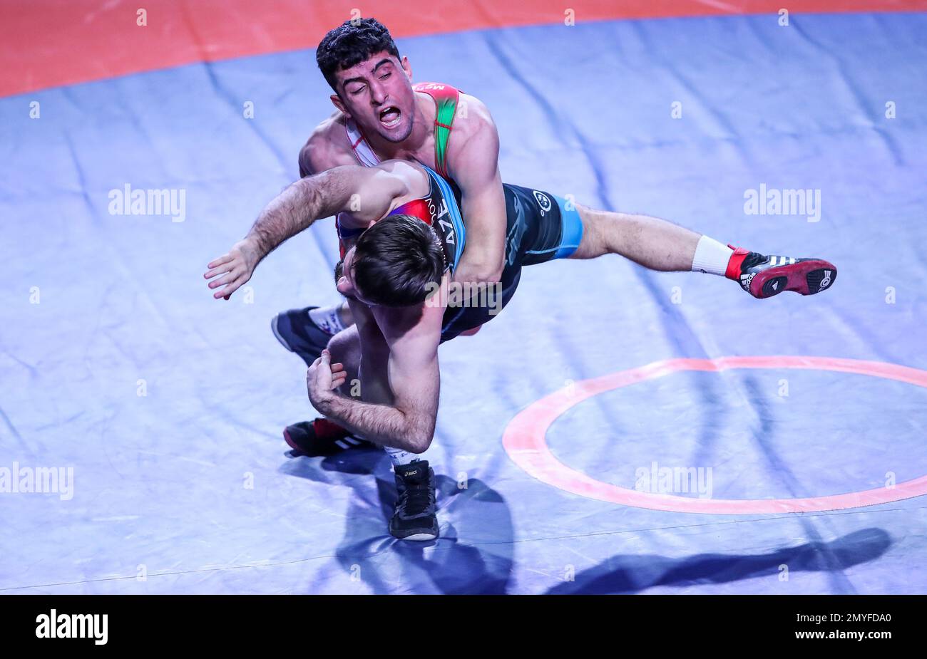 ZAGREB, CROATIA – FEBRUARY 04: Aref Hossein Khoun Mohammadi of Iran ...