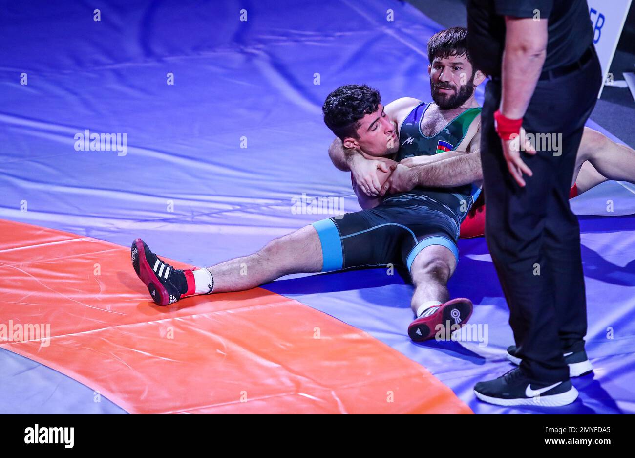 ZAGREB, CROATIA – FEBRUARY 04: Aref Hossein Khoun Mohammadi of Iran ...