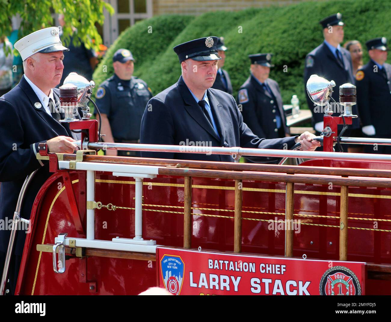 Brothers, New York Fire Department Lt. Michael Stack left, and ...