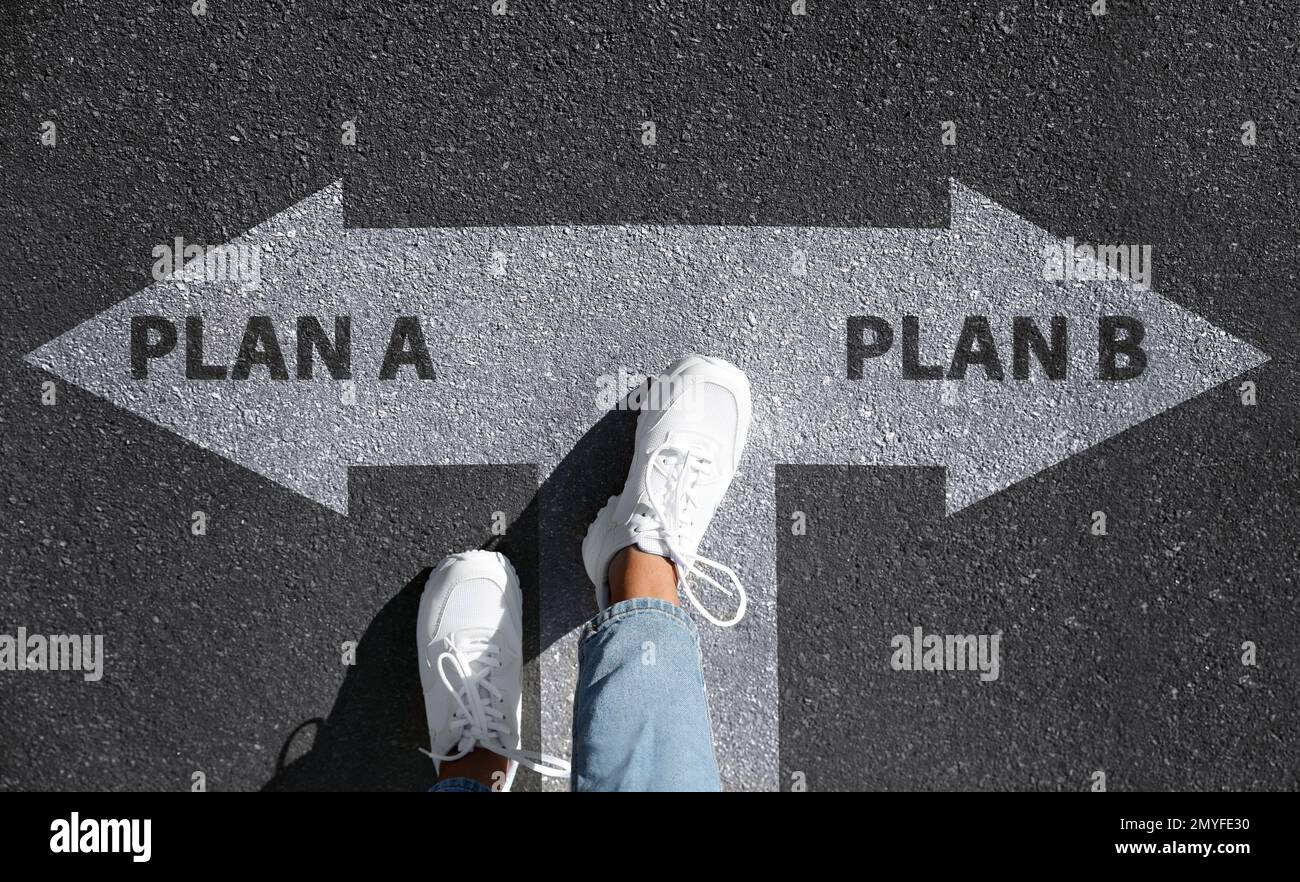 Woman plan route hi-res stock photography and images - Alamy