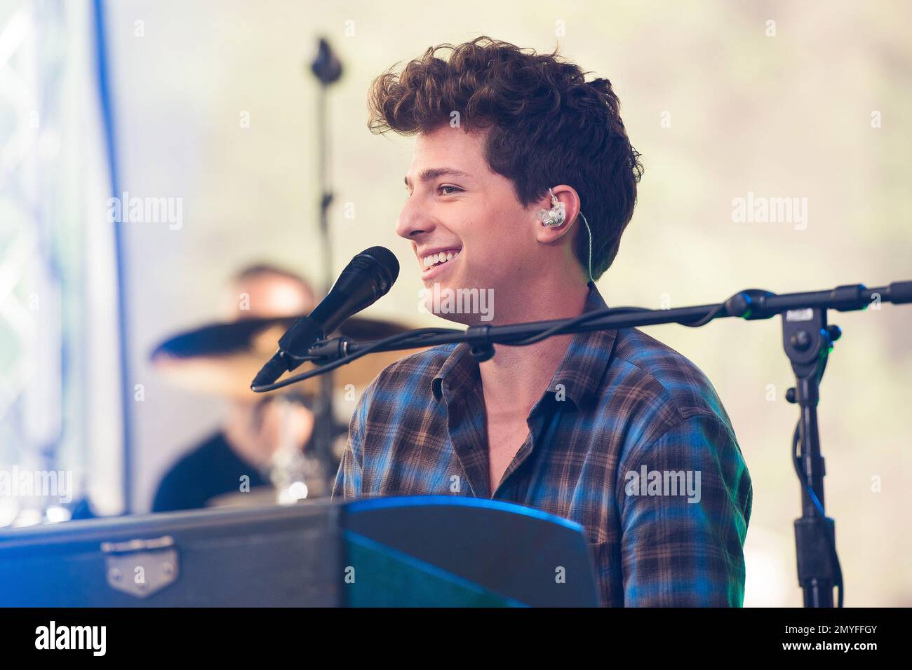 Charlie Puth performs on NBC's "Today" show at Rockefeller Plaza on ...