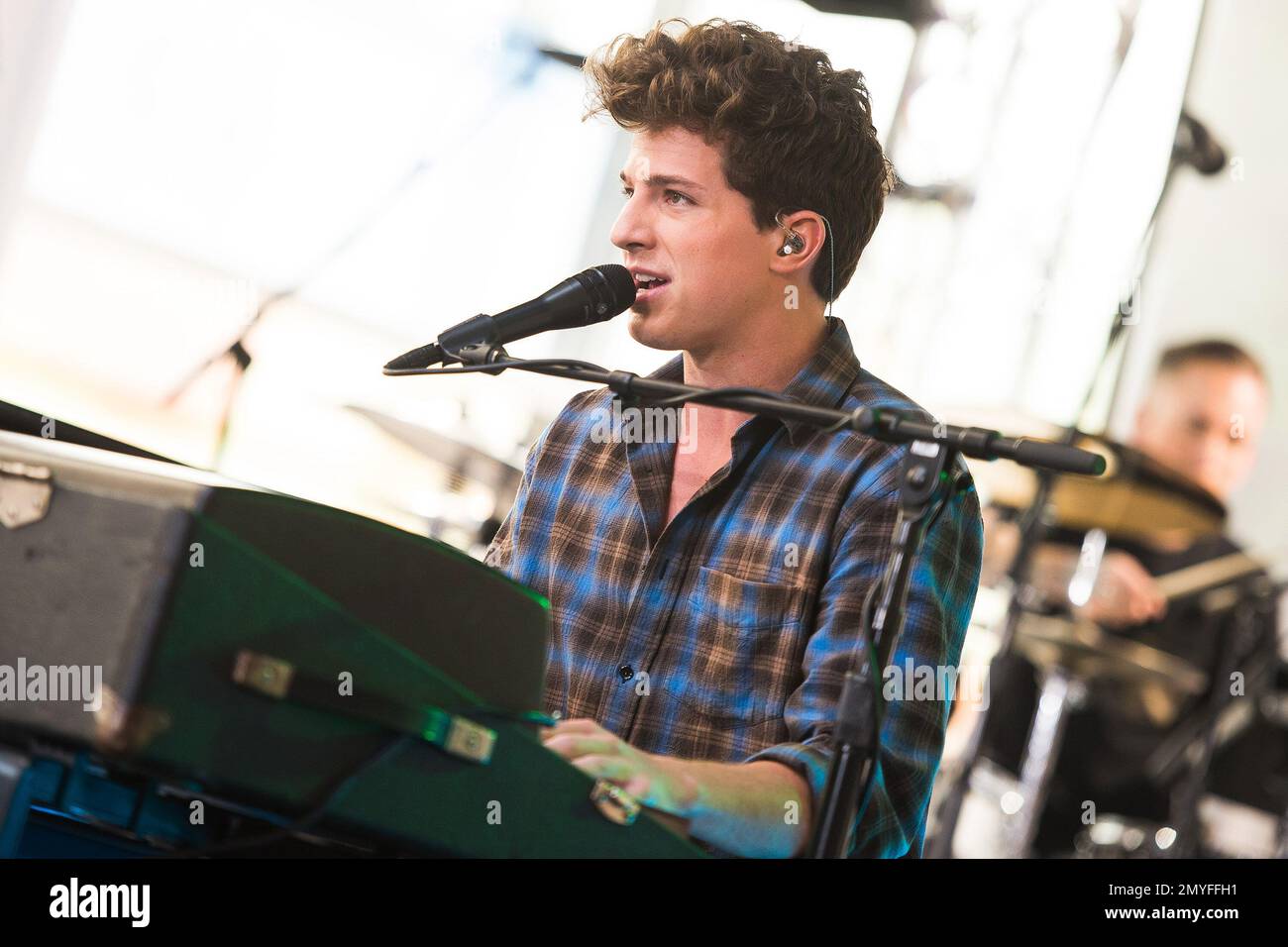 Charlie Puth performs on NBC's "Today" show at Rockefeller Plaza on ...