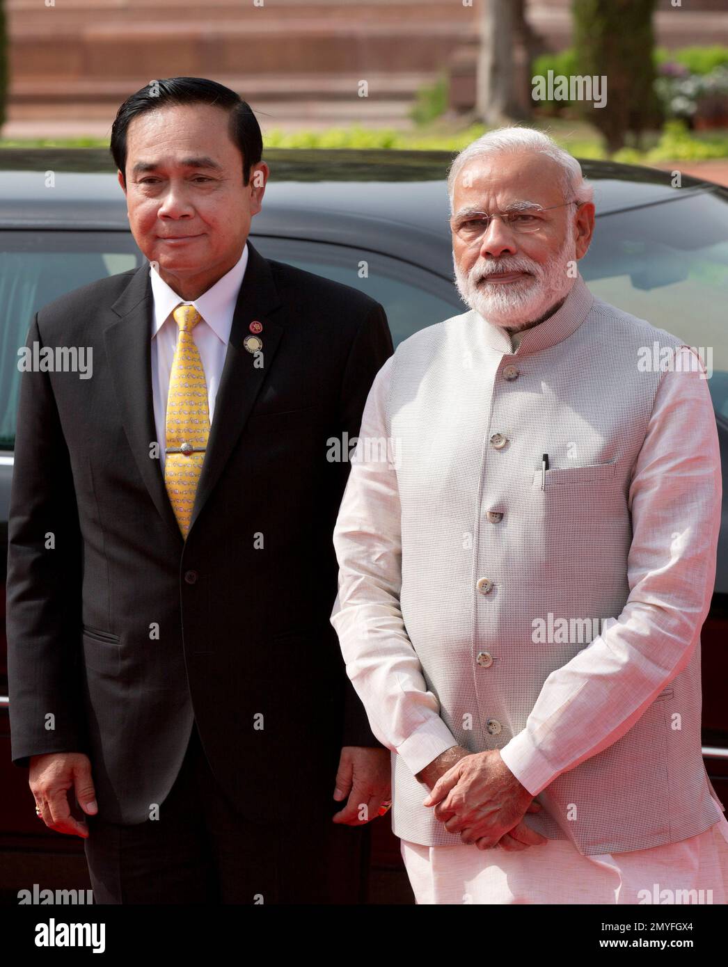 Indian Prime Minister Narendra Modi, right, and Prime Minister of ...