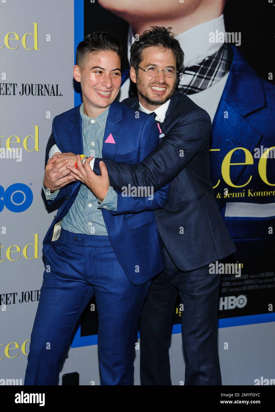 Rae Tutera and Daniel Friedman attend the premiere of HBO Documentary Films' "Suited", at BAM ...