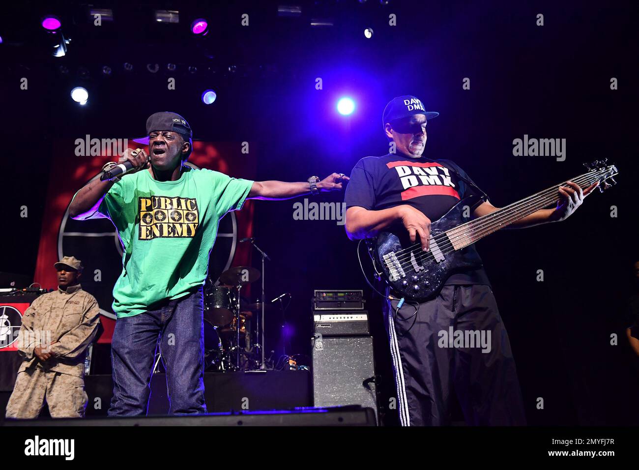 Flavor Flav of the band Public Enemy performs at the O2 Arena in London ...