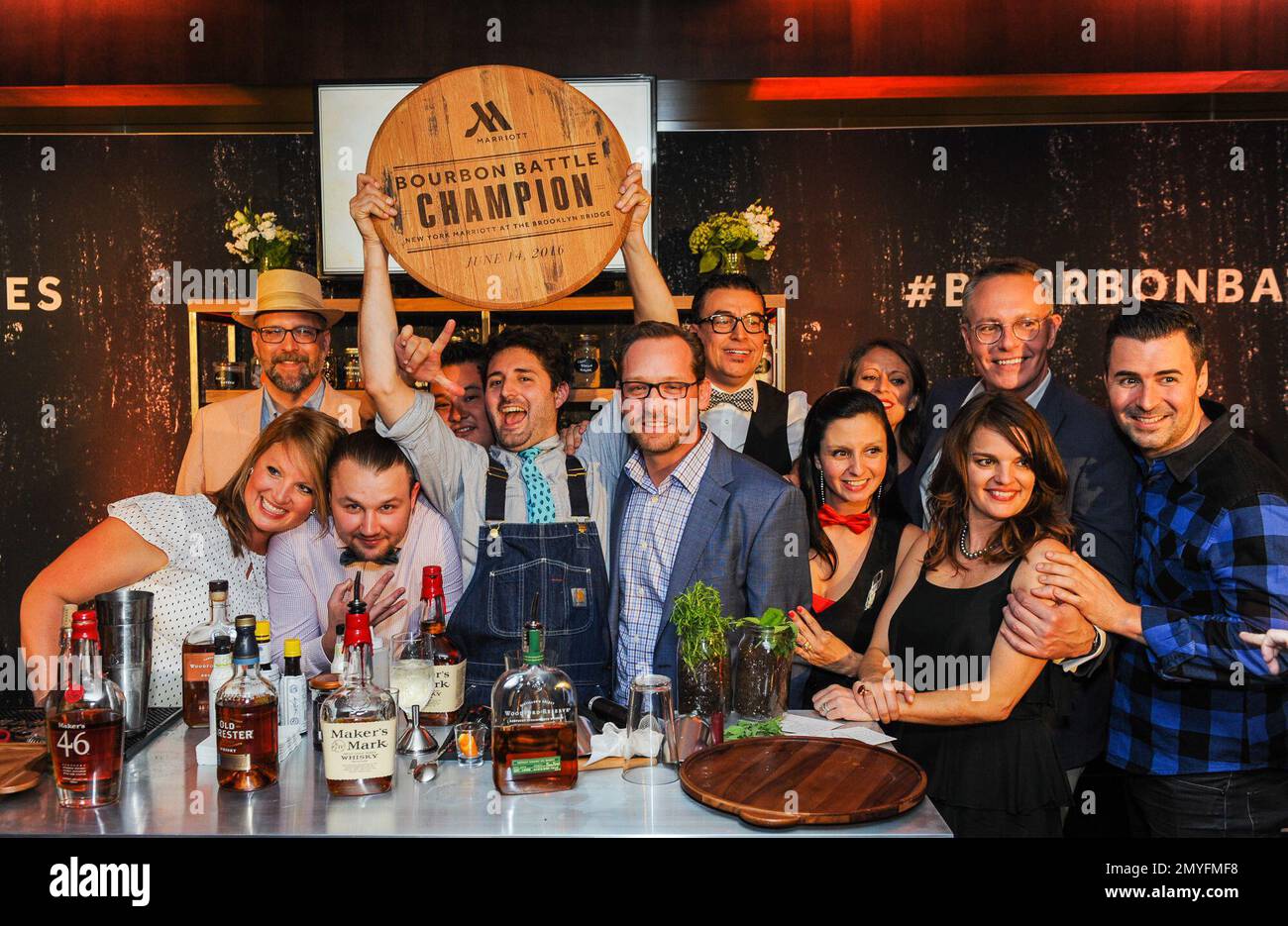 IMAGE DISTRIBUTED FOR MARRIOTT - From left, contestant Ashley Sherrow ...