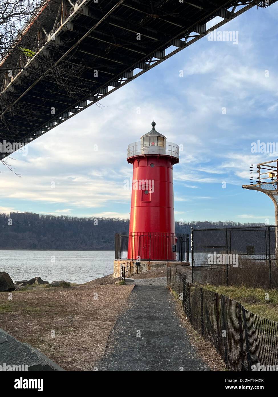 New York, NY, USA. 2nd Feb, 2023. The Little Red Lighthouse, officially ...