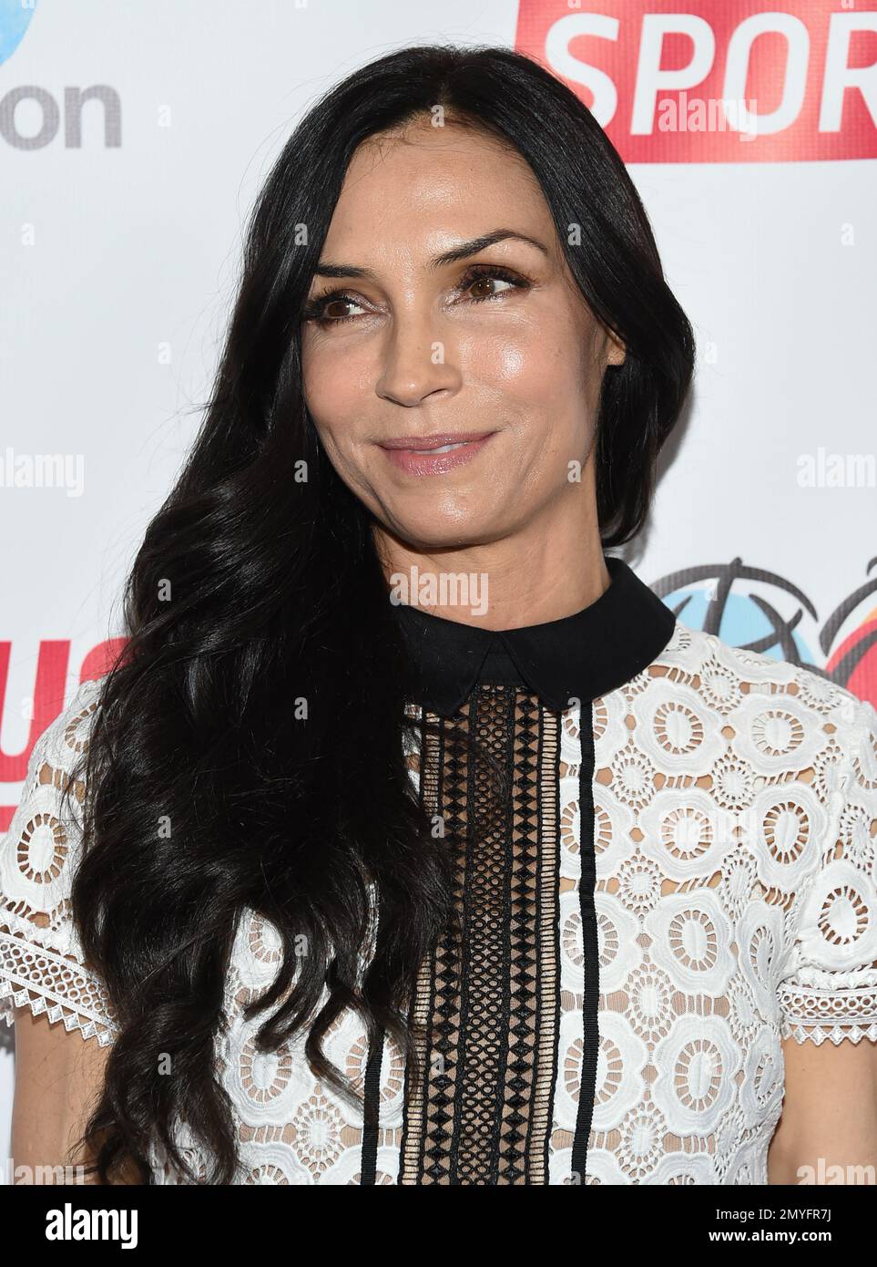 Actress Famke Janssen arrives at the 2016 Up2Us Sports Gala at Three ...