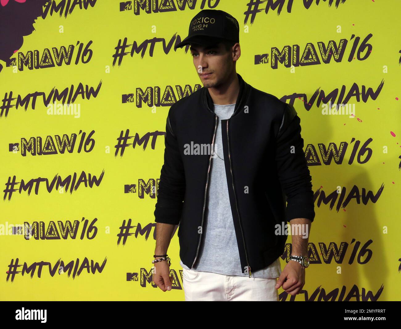 Mexican actor Michel Duval arrives to the MTV MIAW awards at the Pepsi ...