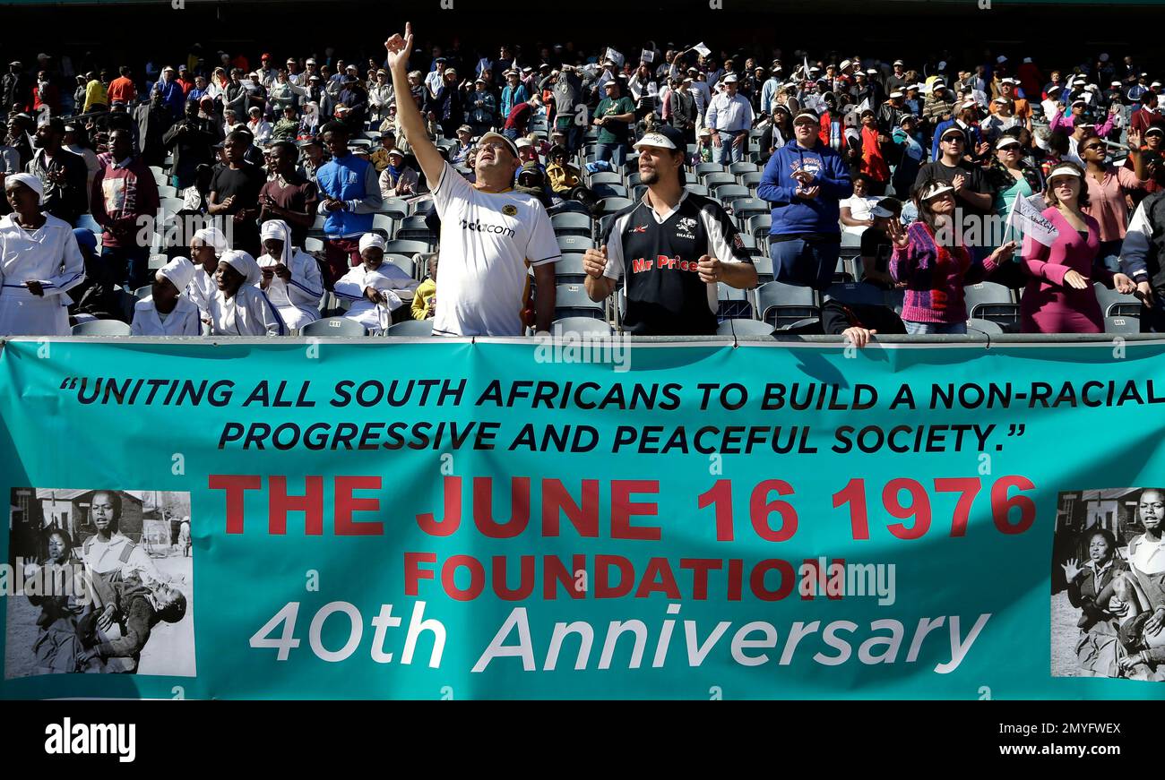 In this photo taken Saturday June 11, 2016 church members pray for ...