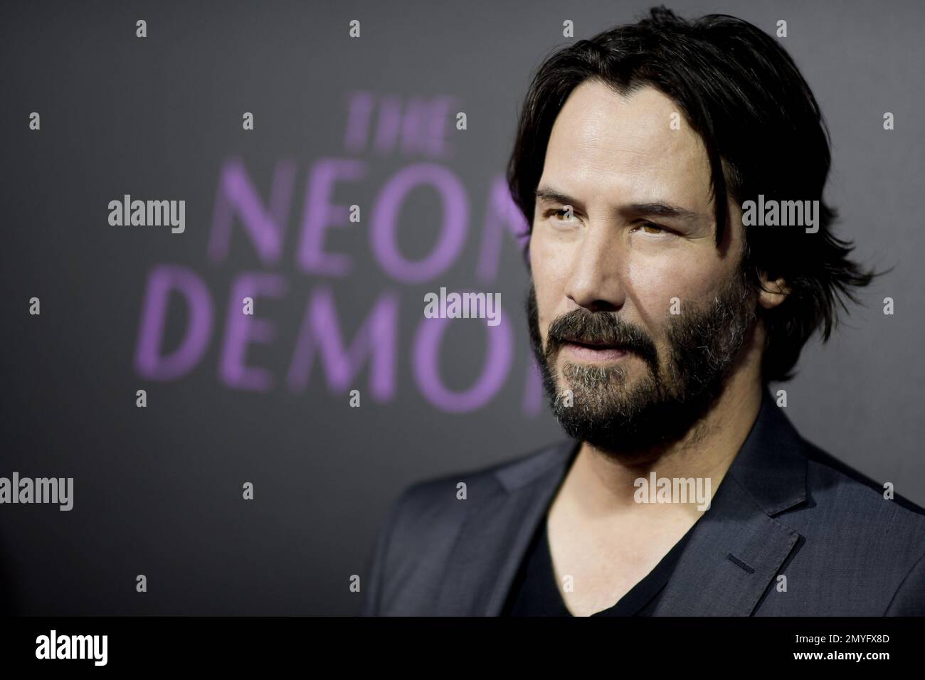 Keanu Reeves attends the LA Premiere of "The Neon Demon" held at ...