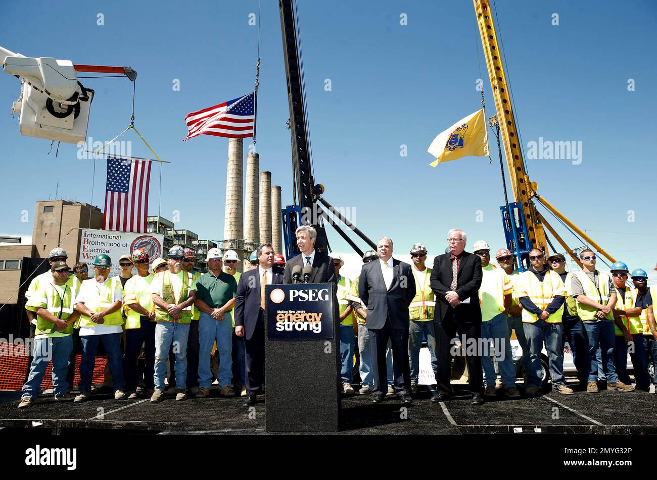IMAGE DISTRIBUTED FOR PSEG - New Jersey Governor Chris Christie ...