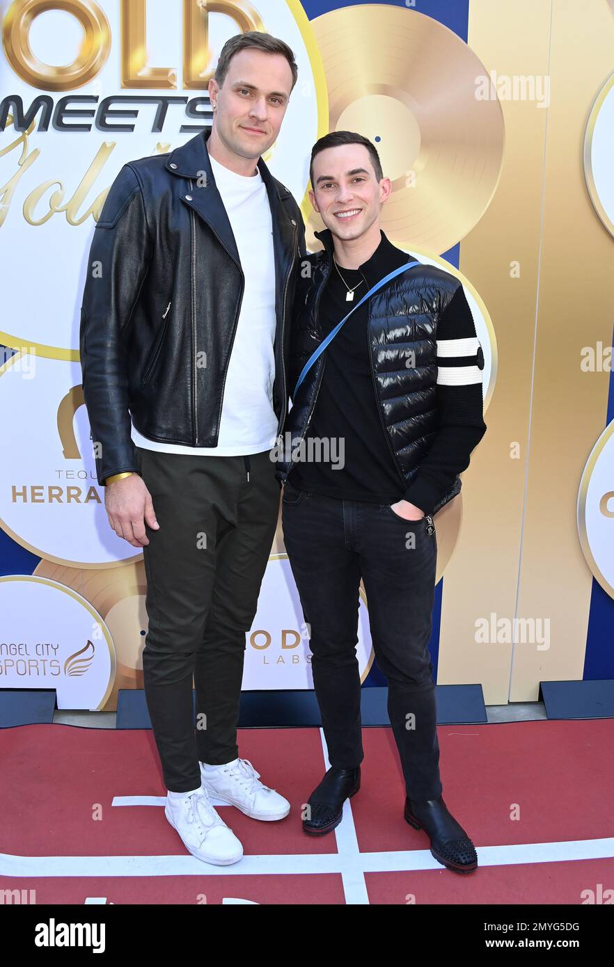 Beverly Hills, Ca, USA. 4th Feb 2023. Adam Rippon and JP Kajaala ...