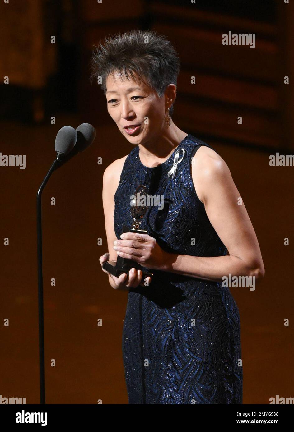 National Endowment for the Arts Chairman, Jane Chu, speaks onstage at ...