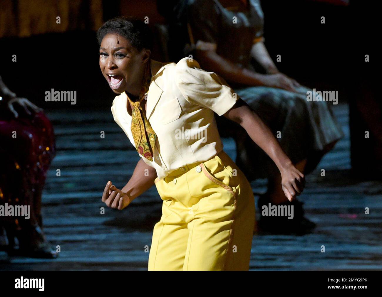 Cynthia Erivo and the cast of “The Color Purple” perform at the Tony ...