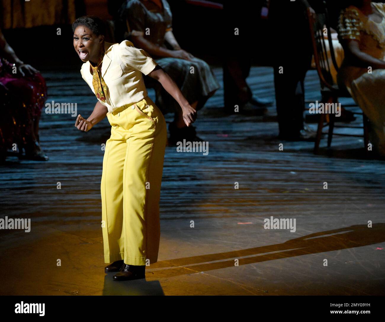 Cynthia Erivo and the cast of “The Color Purple” perform at the Tony ...