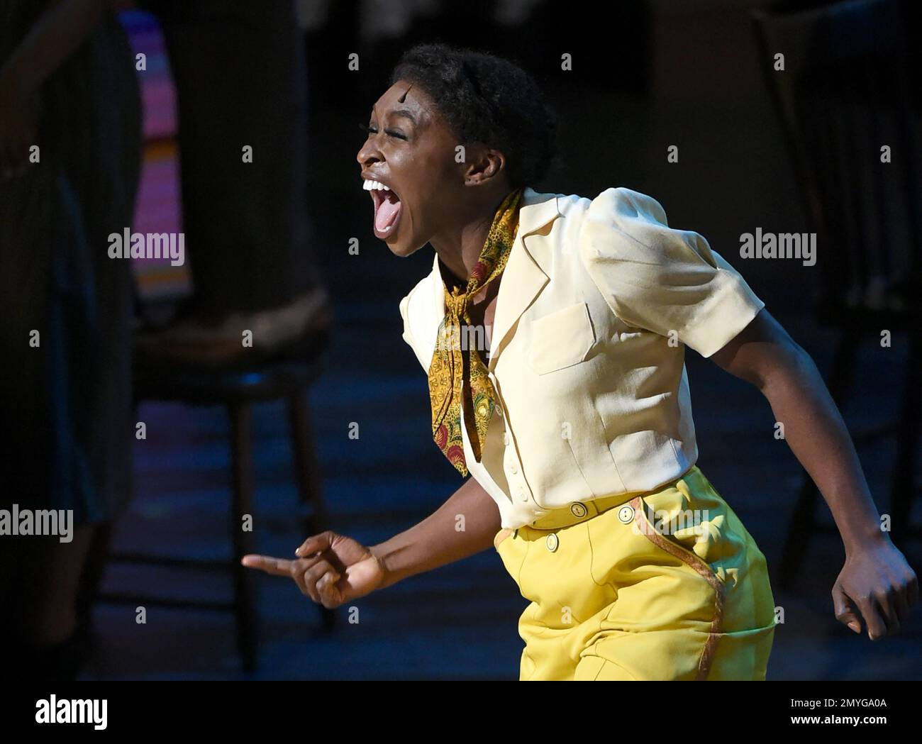 Cynthia Erivo and the cast of “The Color Purple” perform at the Tony ...