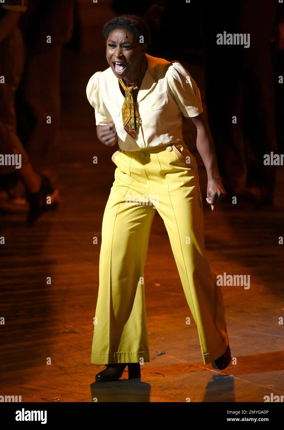 Cynthia Erivo and the cast of “The Color Purple” perform at the Tony ...