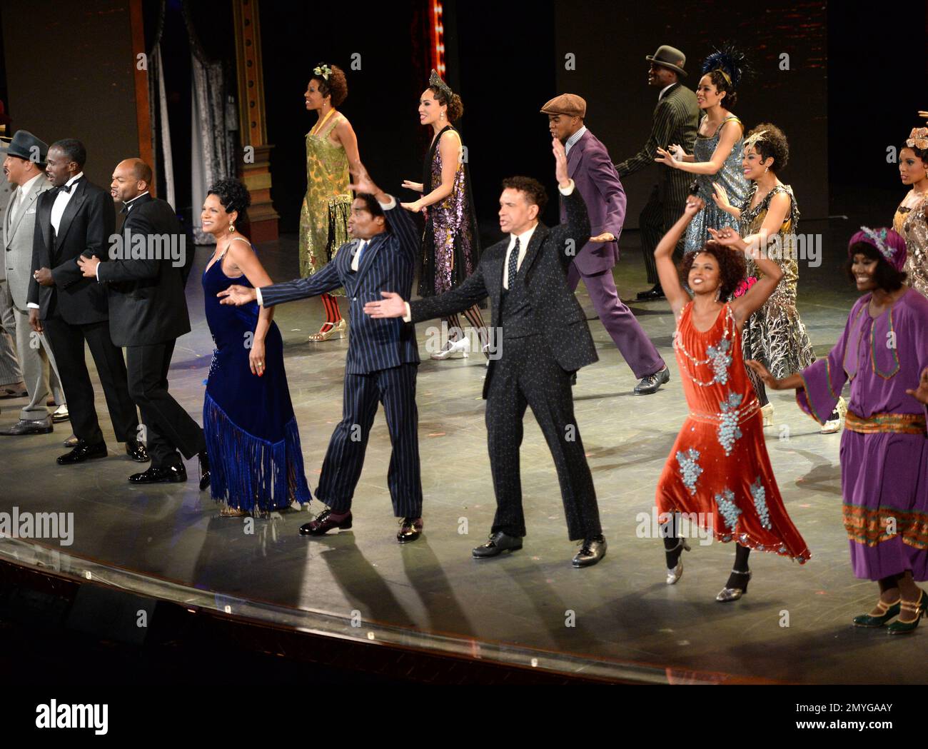 The cast of “Shuffle Along, or, the Making of the Musical Sensation of ...