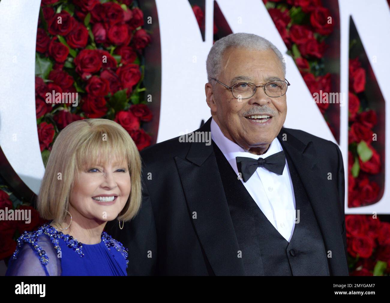 Cecilia Hart, left, James Earl Jones arrive at the Tony Awards at the ...
