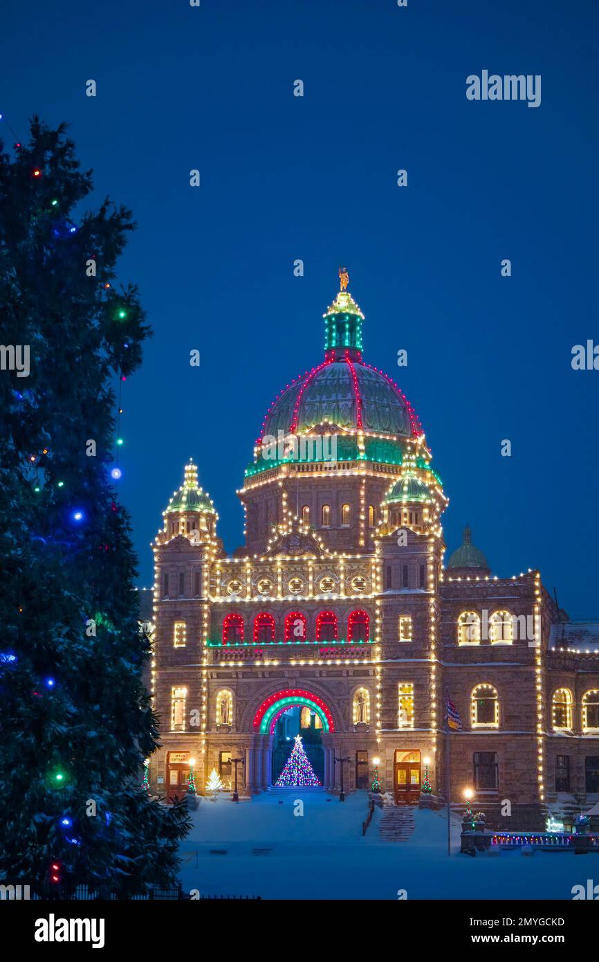 Victoria british columbia christmas lights hi-res stock photography and ...