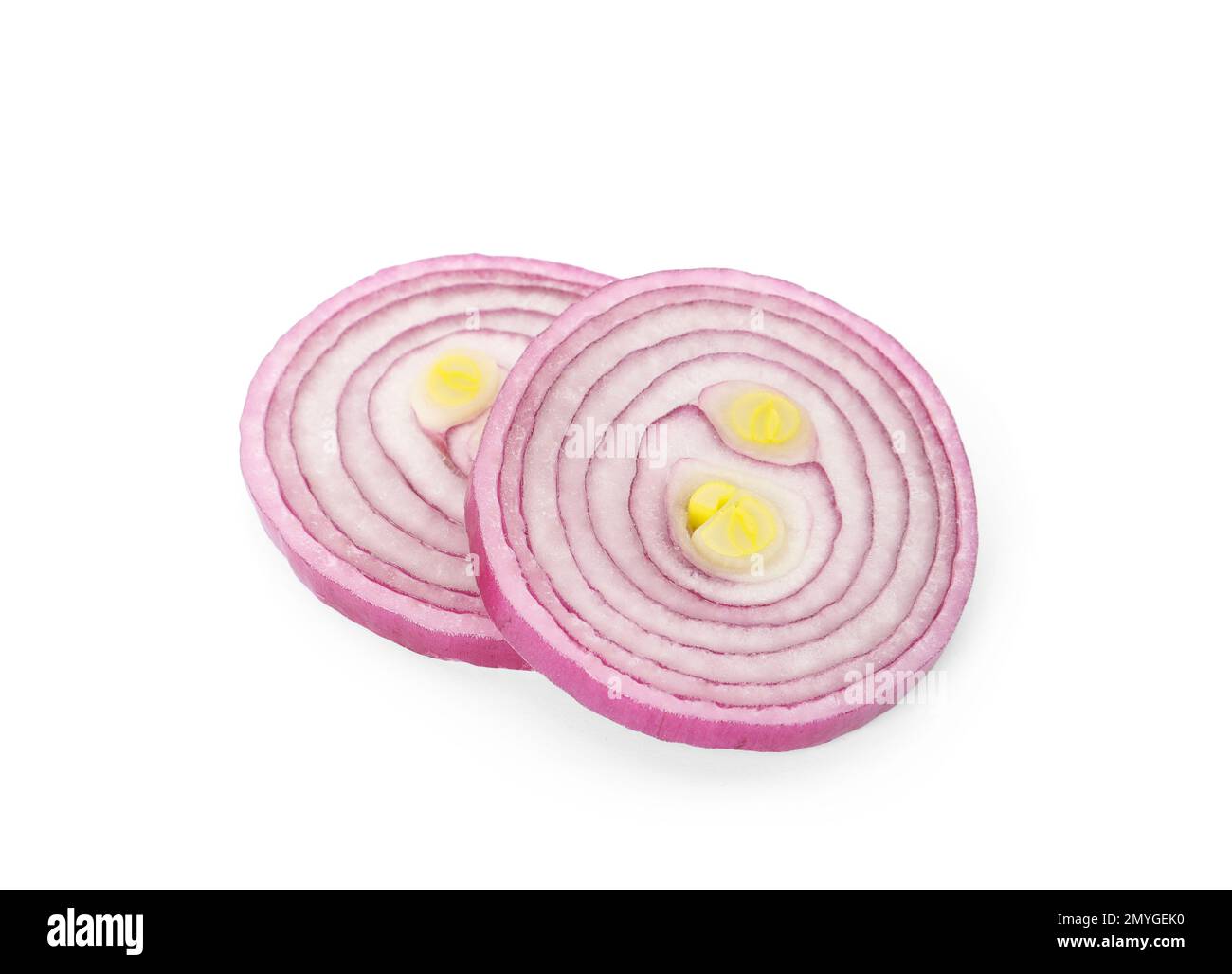 Slices fresh onion on Cut Out Stock Images & Pictures - Alamy